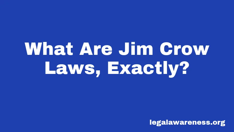 Jim Crow Laws In Texas (2026): A Dark Chapter Explained
